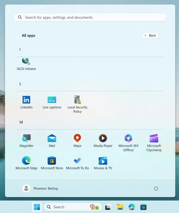 Build 22635.3500: Tüm uygulamalar için tablo görünümü desteği ...
