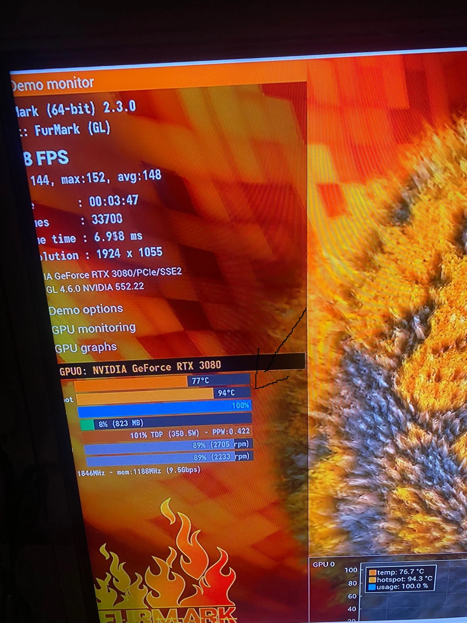 RTX 3080 FurMark test sonuçları nasıl? | Techolay Sosyal