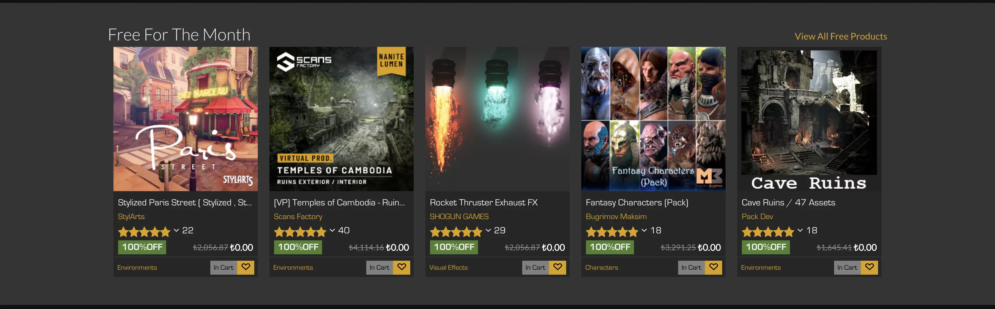 Unreal Engine: ₺13,164.56 değerindeki ücretsiz Unreal Engine assetleri ...