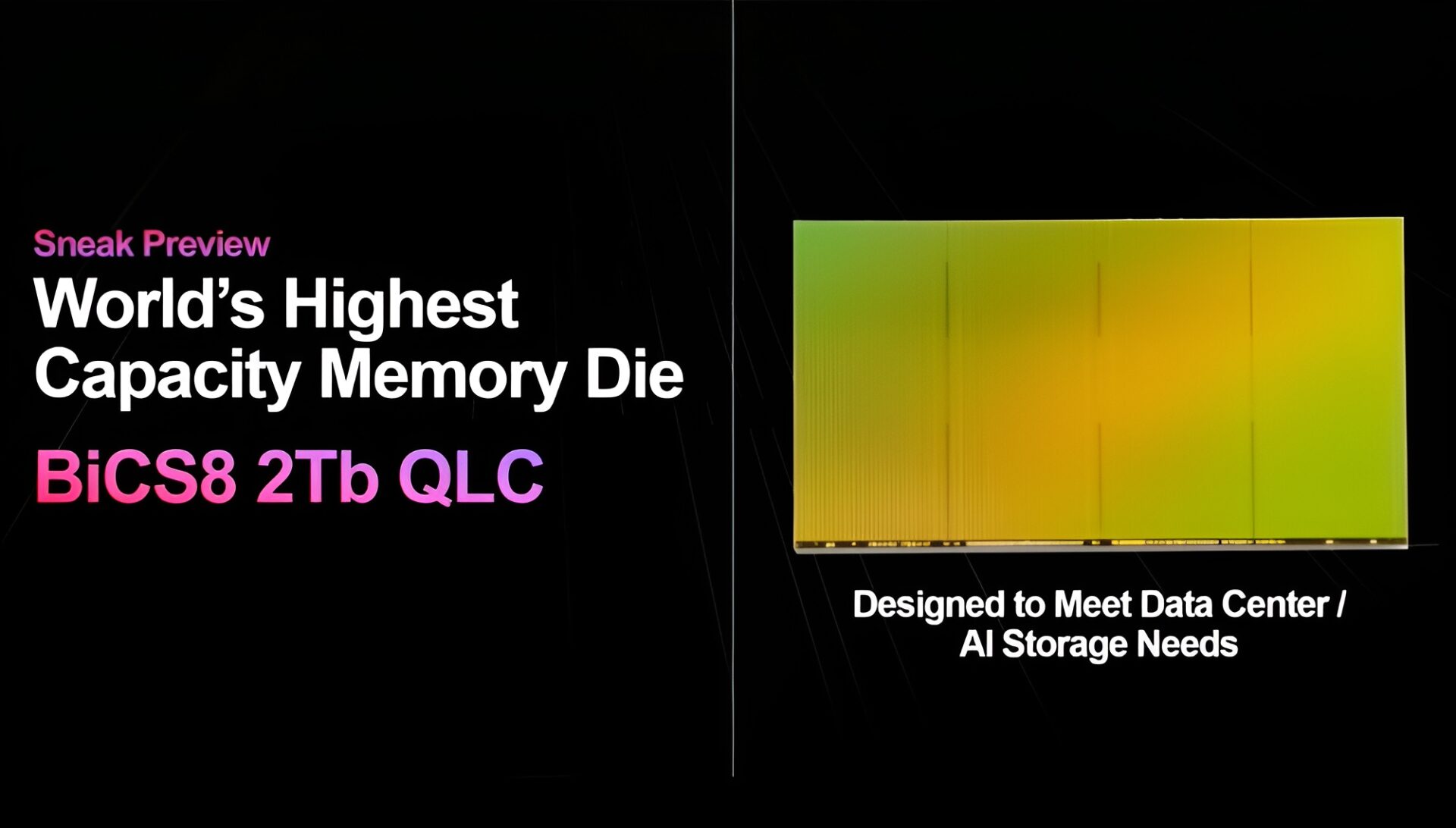 Western Digital, Dünyanın İlk 2Tb 3D QLC NAND Flash Yongasını Tanıttı ...