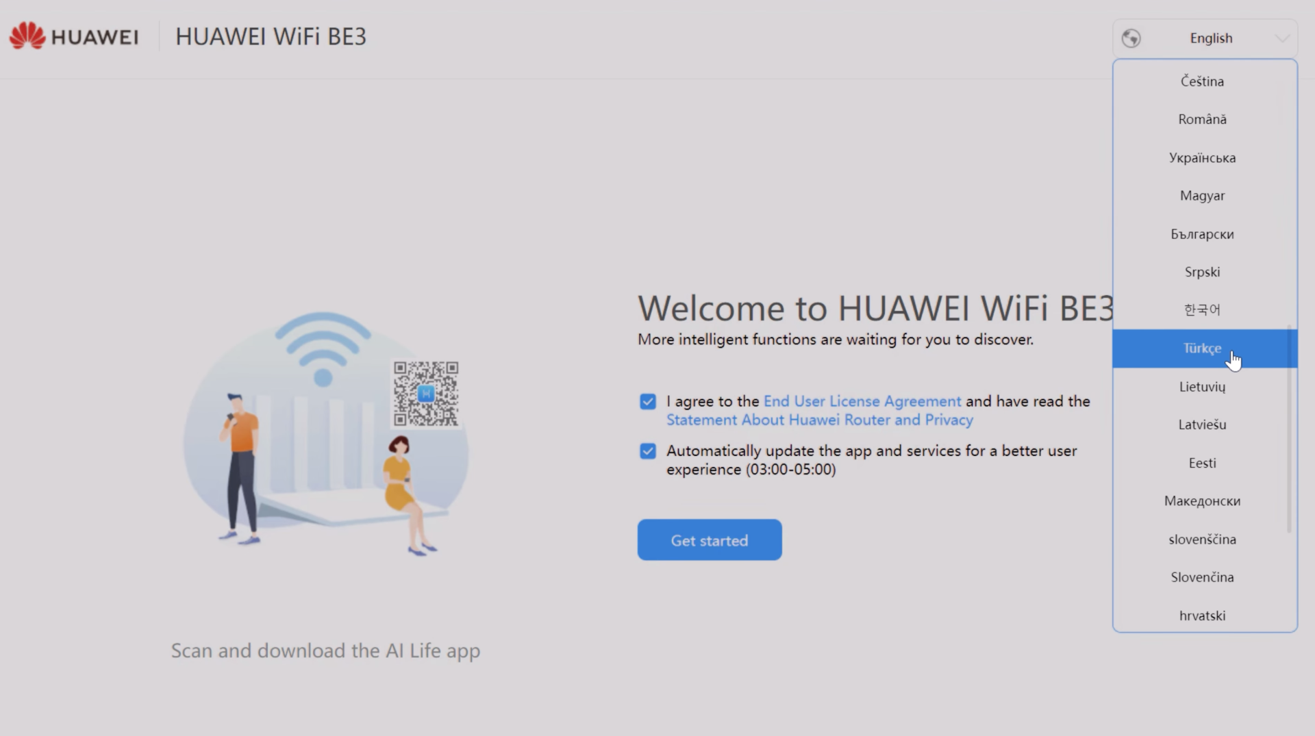 Huawei Wi-Fi BE3 Router’ın Türk Telekom Fiber Altyapısında Kurulumu ...