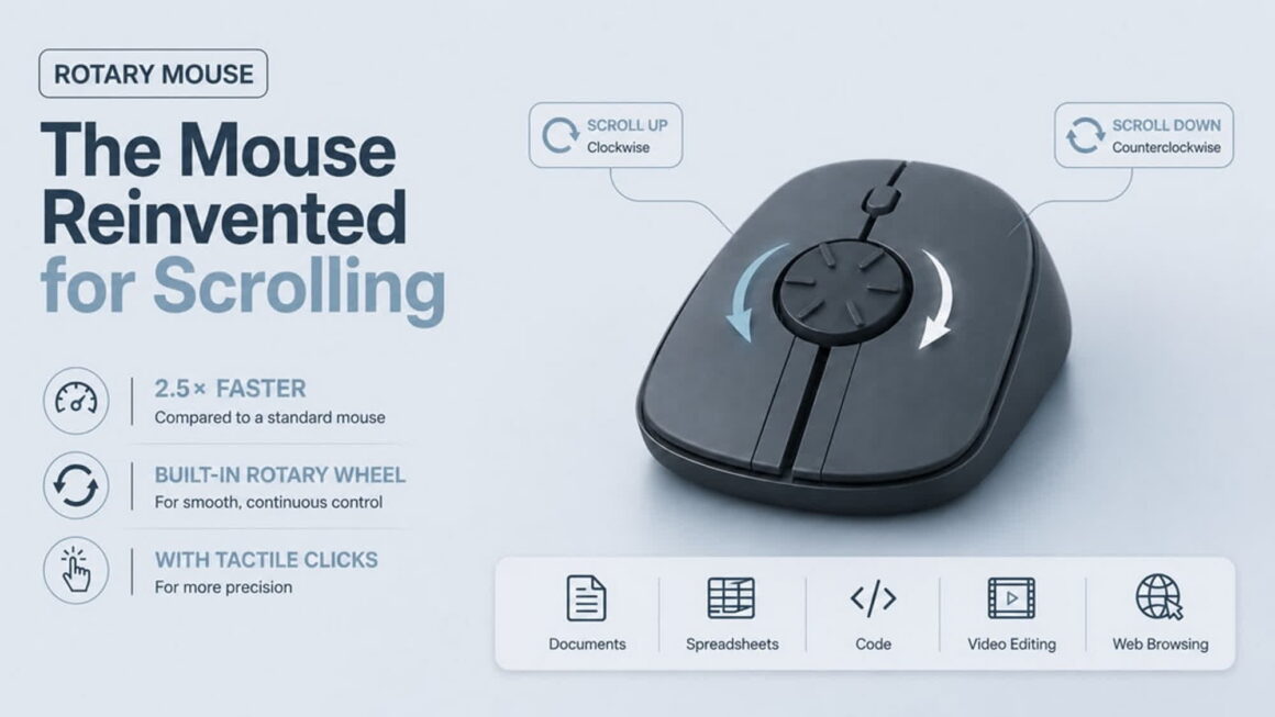 Airra Rotary Mouse Kickstarter’da: 49 Dolar Erken Fiyat - Techolay