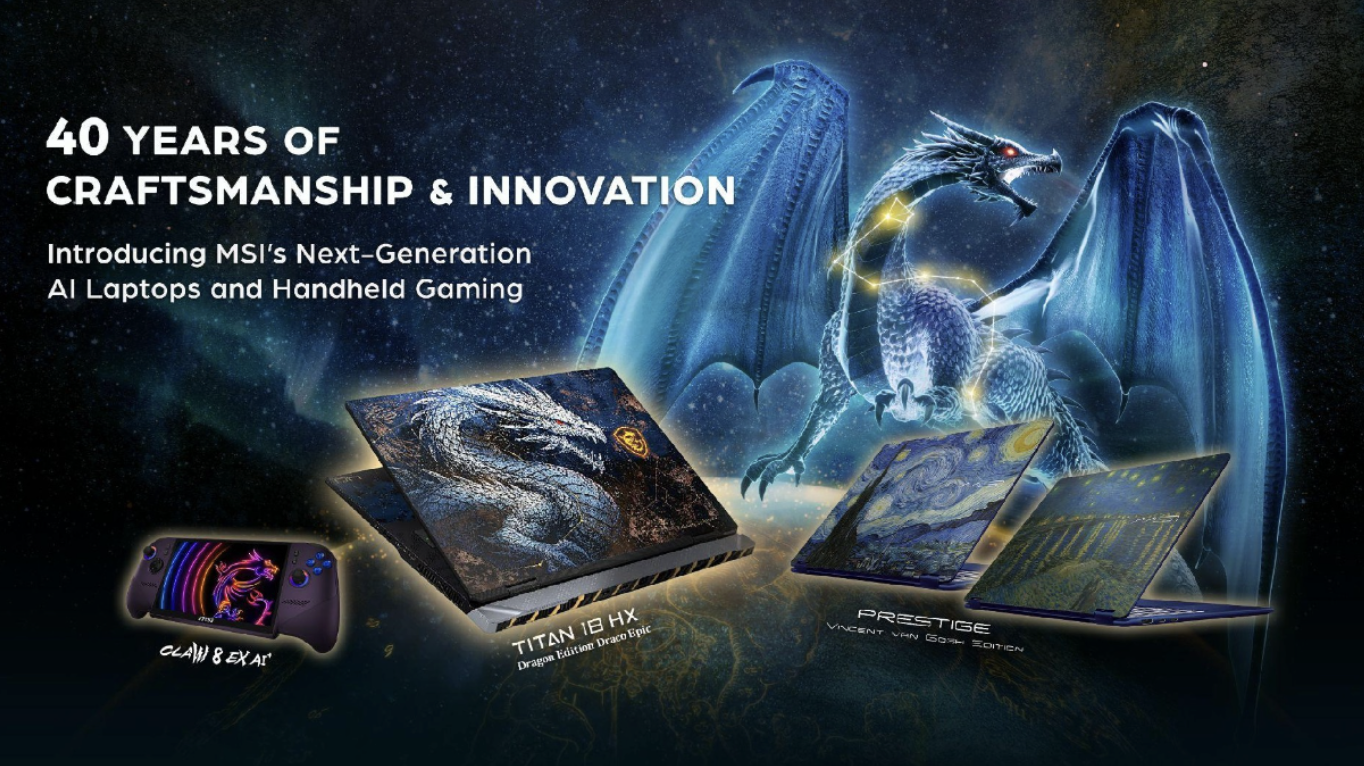 MSI, Computex 2026’da Claw 8 EX AI+ Ve Titan 18 HX Dragon Edition Draco ...